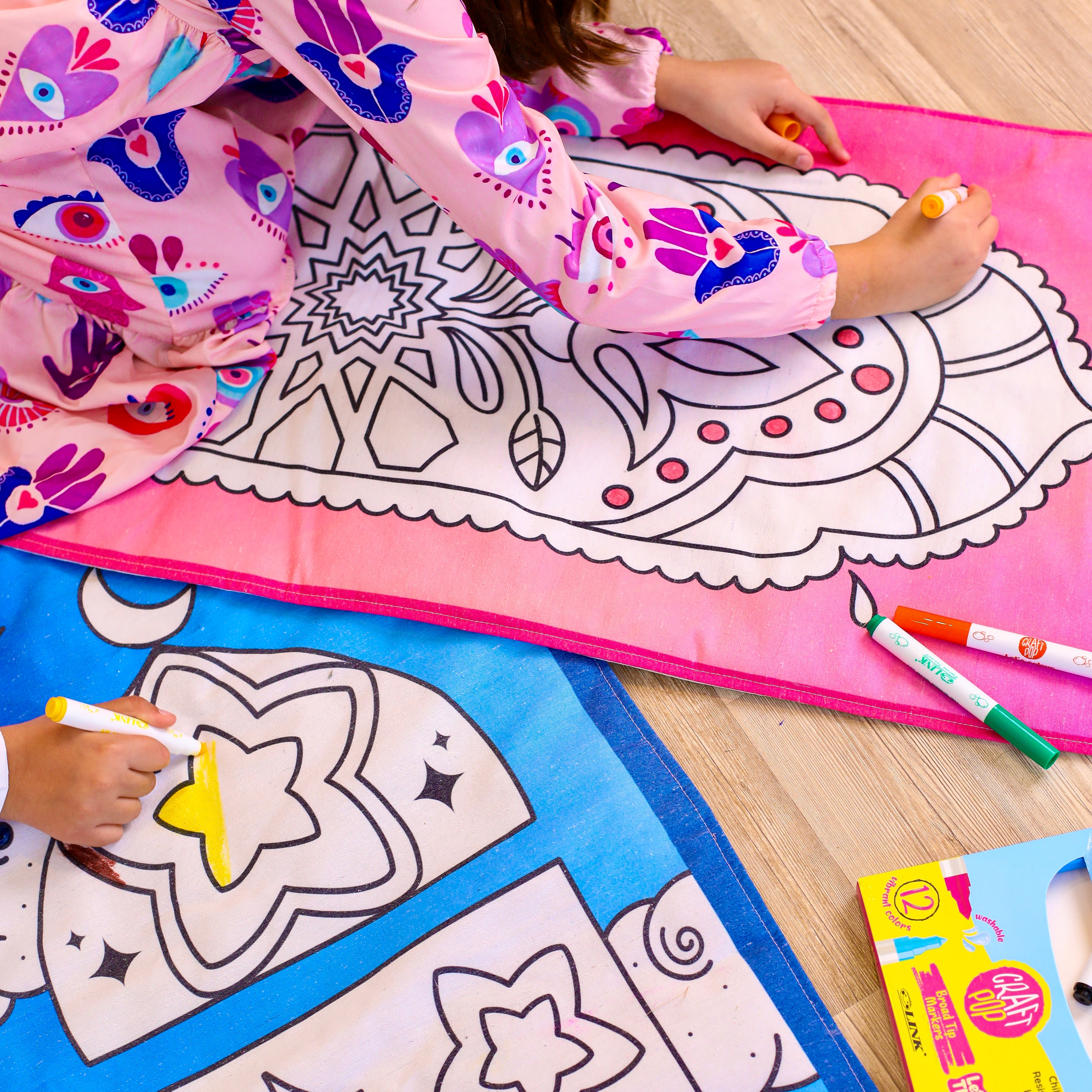 Colouring Prayer Mats – Craft Pop