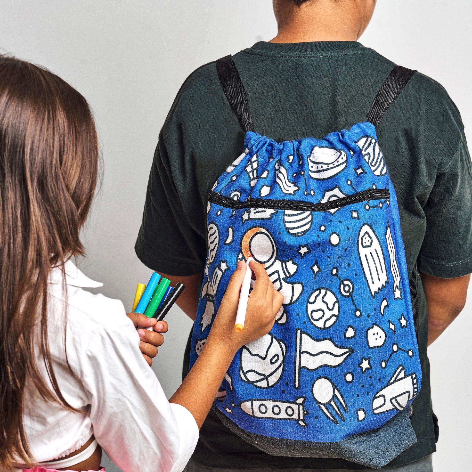 Astronaut Drawstring Bag – Craft Pop