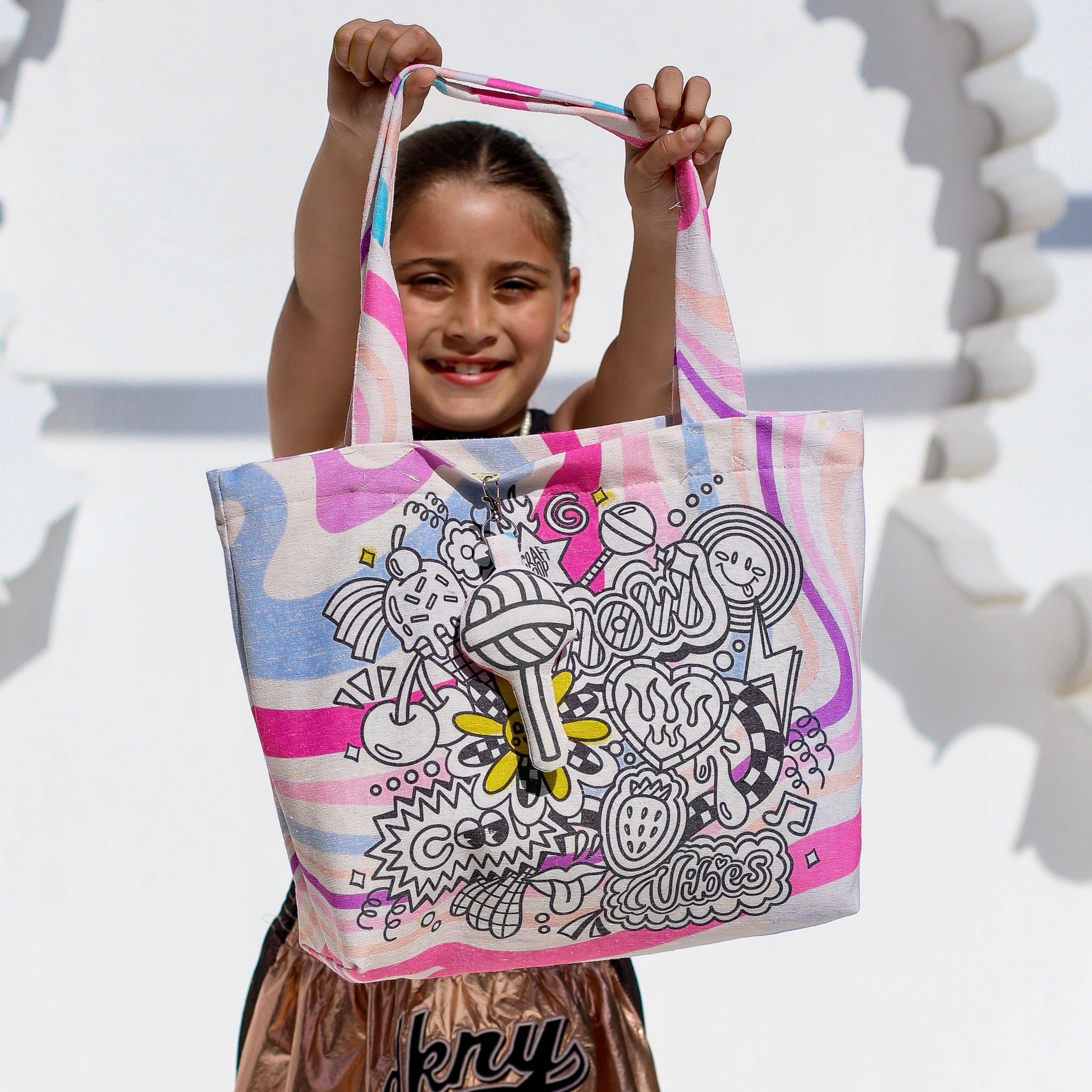 Retro Vibes Colouring bag – Craft Pop