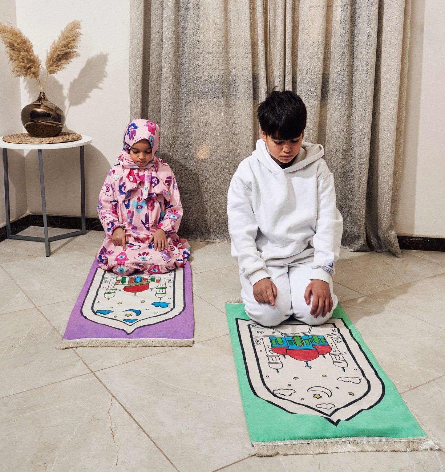 Mint colouring prayer mat – Craft Pop