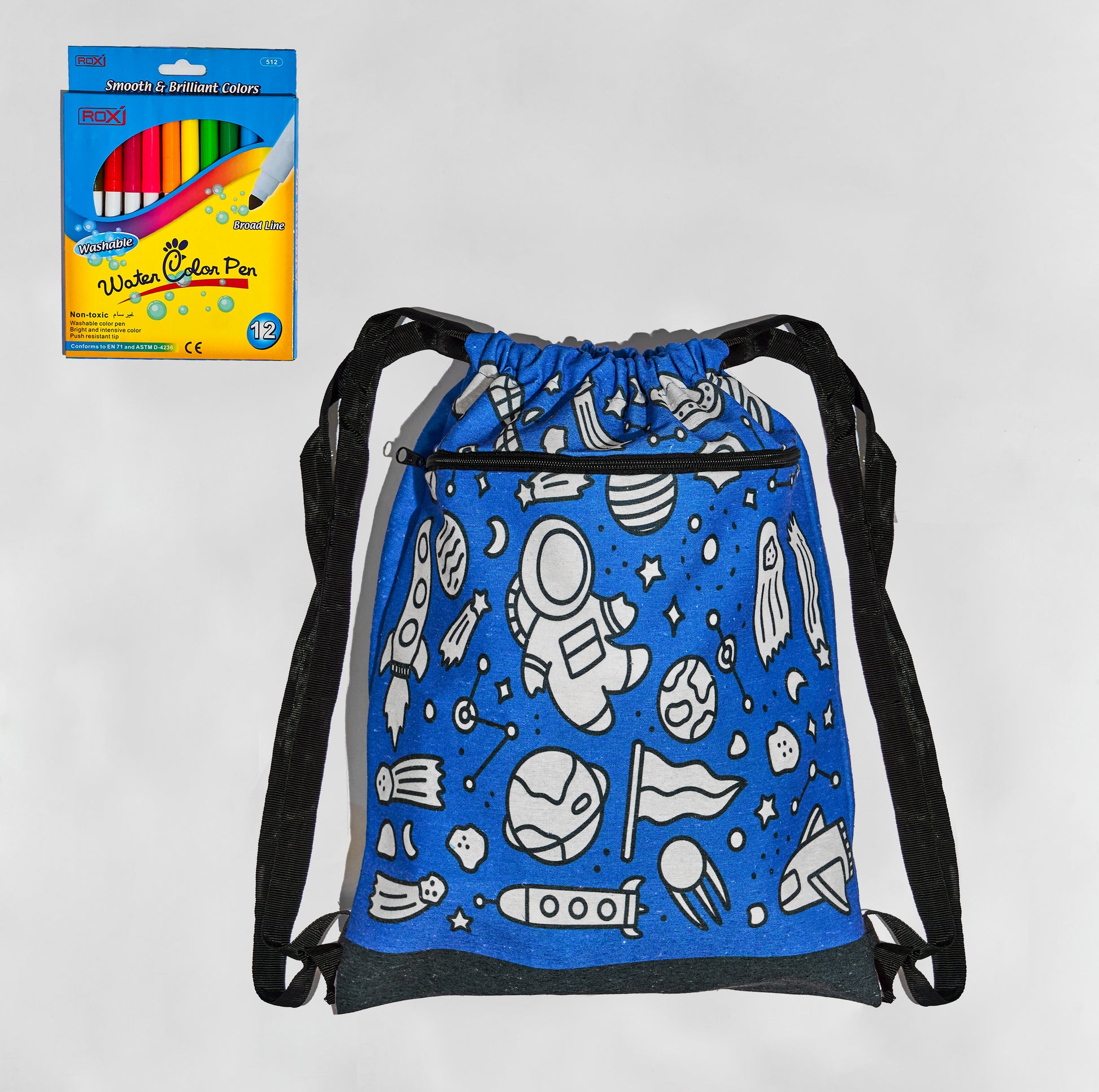 Astronaut Drawstring Bag – Craft Pop
