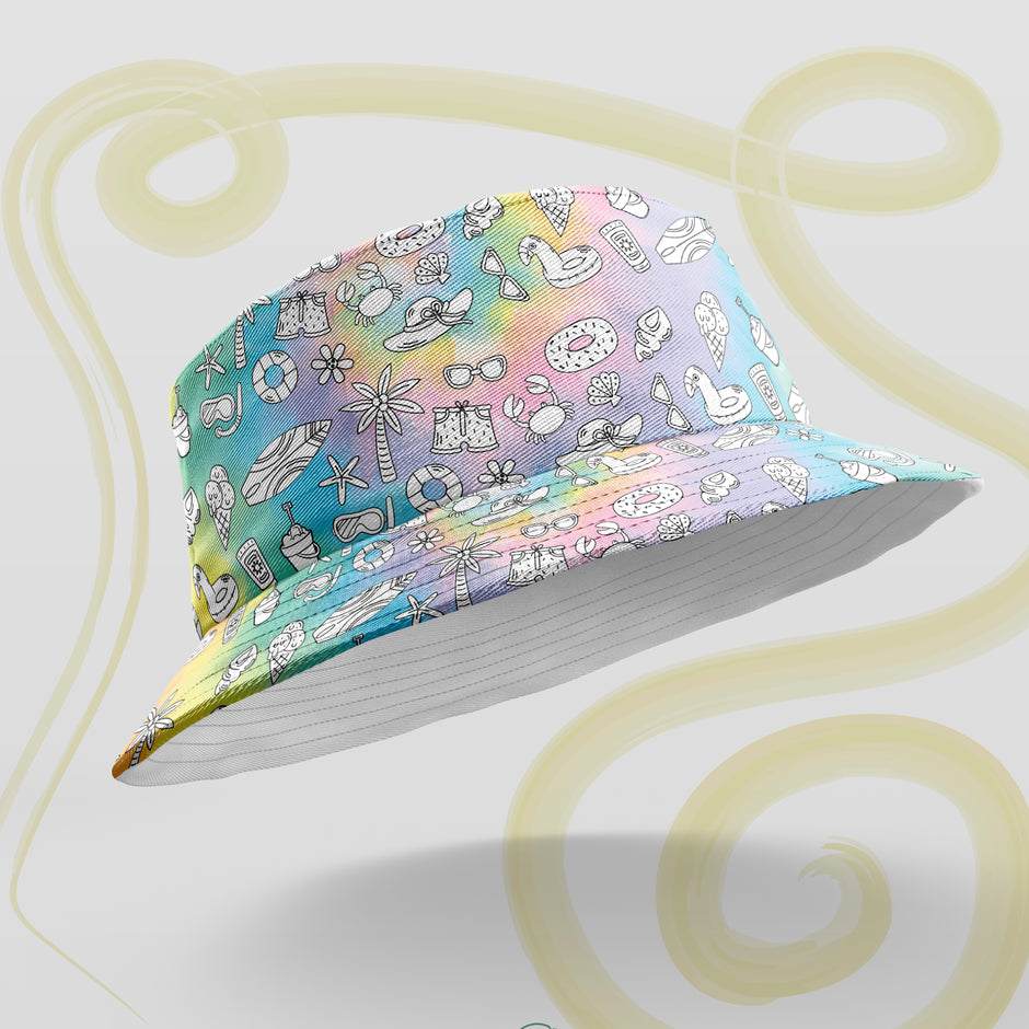 Colouring Bucket Hats – Craft Pop