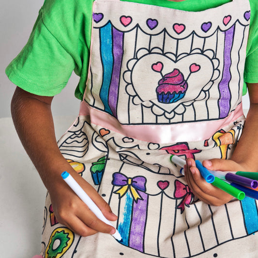 Colouring Aprons – Craft Pop
