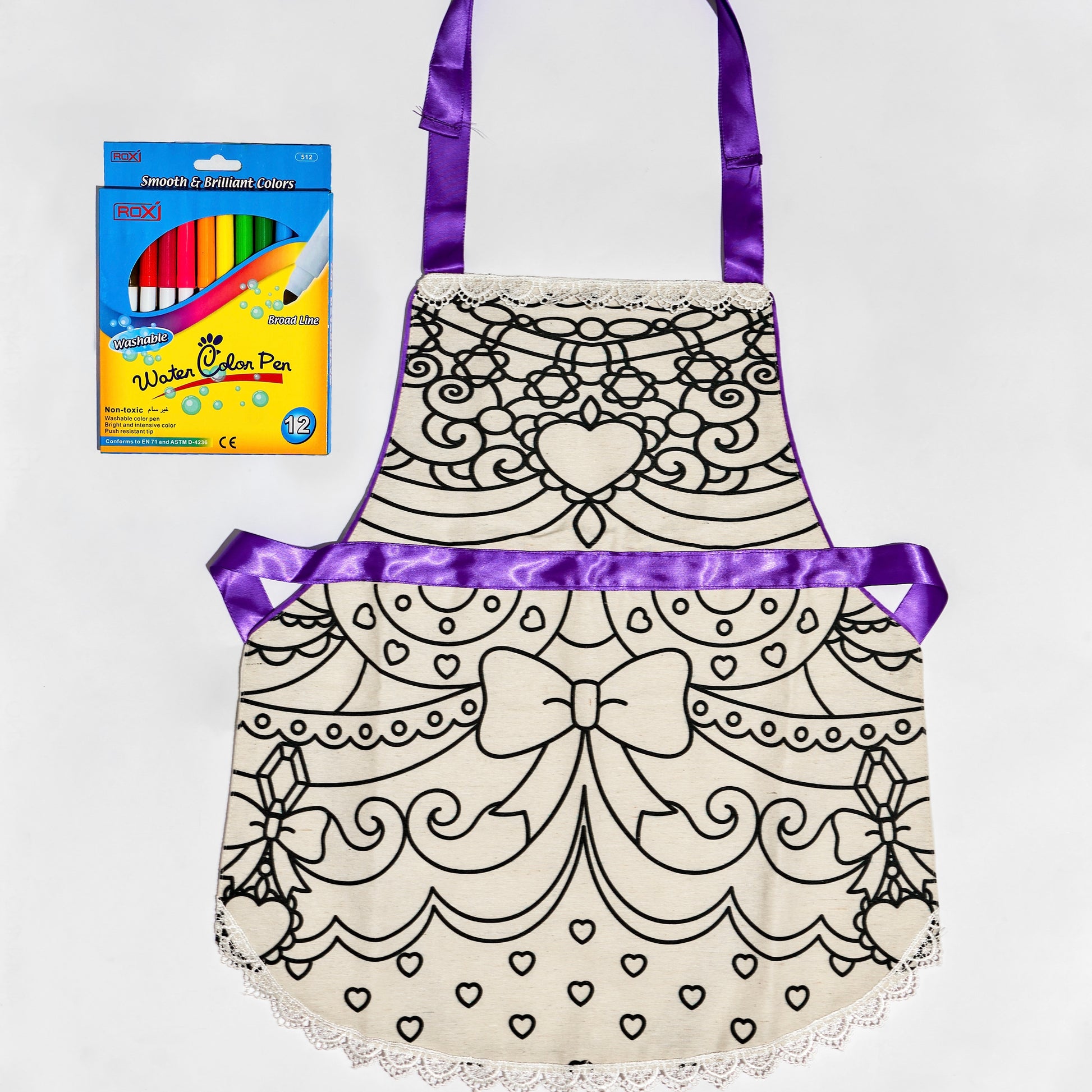 Princess Colouring Apron – Craft Pop