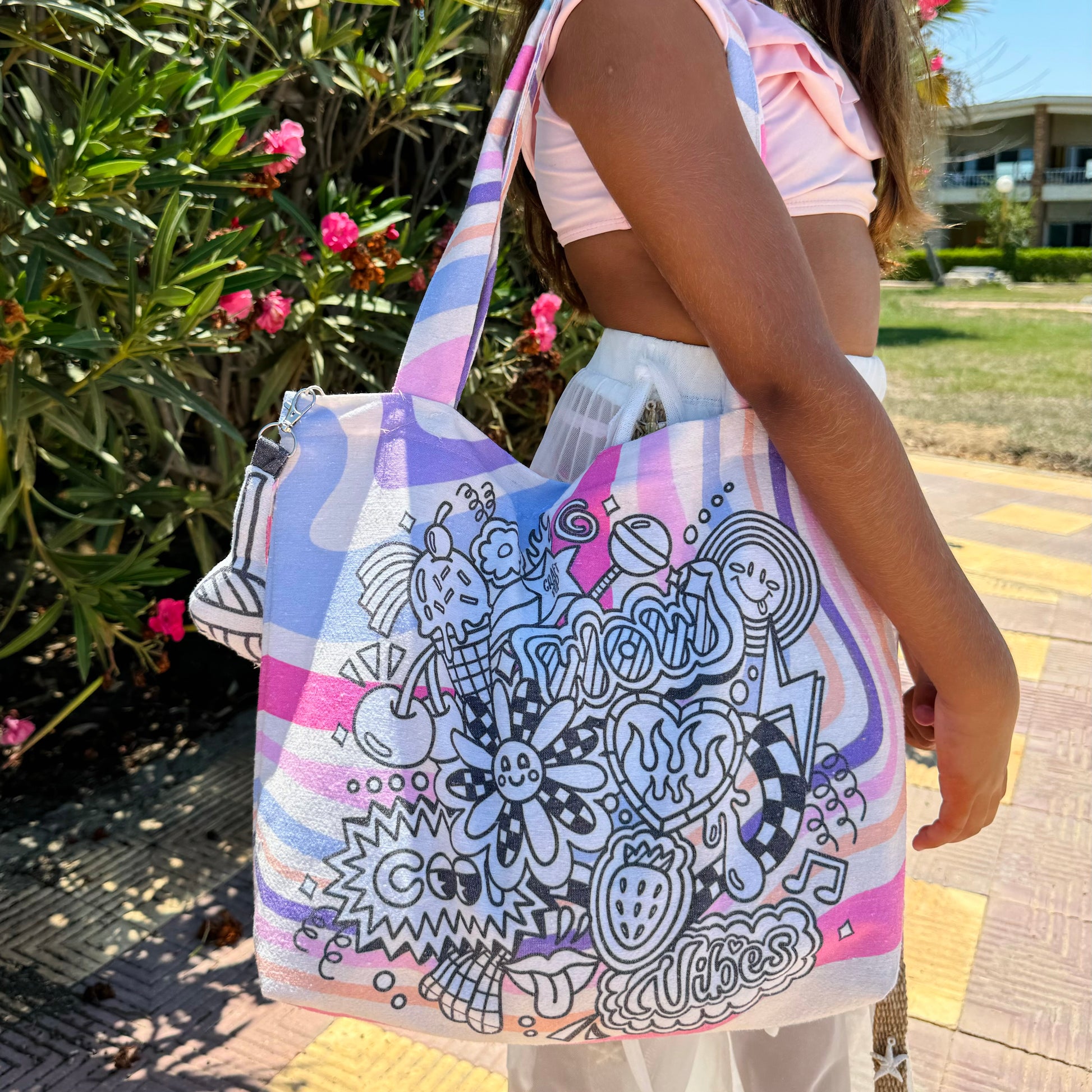 Retro Vibes Colouring bag – Craft Pop